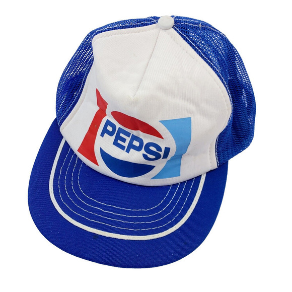B&B | Accessories | Vintage Pepsi Blue White Red Bb Mesh Snapback ...